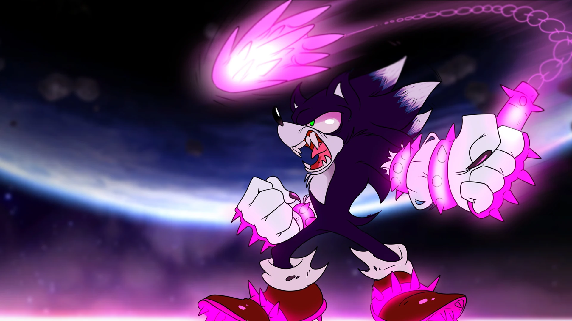 Dark Super Sonic The Werehog Archie Sonic The Hedgehog Issue 282