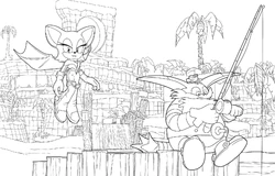 nine tails sonic coloring pages