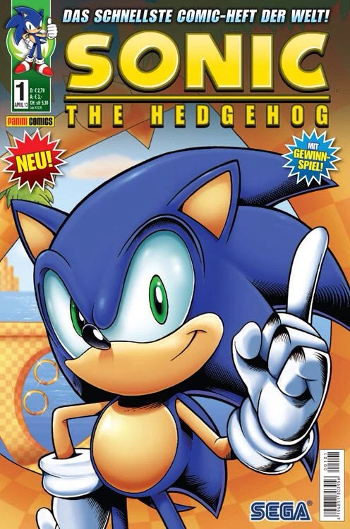 Panini Sonic the Hedgehog Issue 1 | Sonic Wiki Zone | Fandom