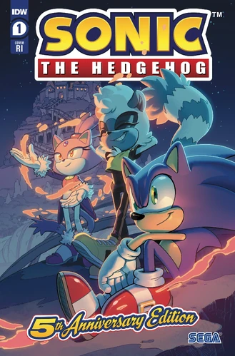 Sonic the Hedgehog: Issue 1 5th Anniversary Edition | Sonic Wiki Zone ...