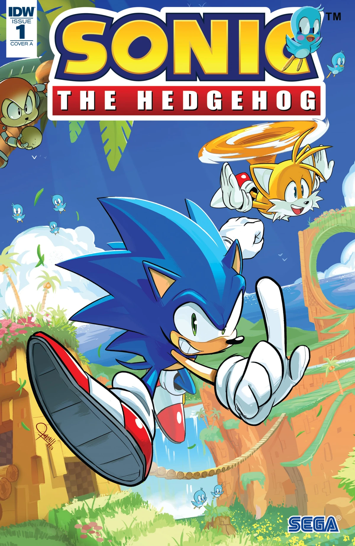 IDW Sonic the Hedgehog Issue 1 | Sonic Wiki | Fandom