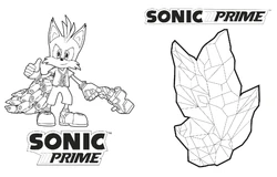 free coloring pages sonic prime