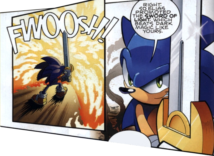Sonic The Hedgehog With A Sword