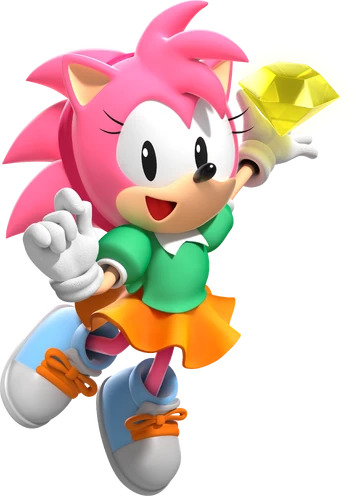 Classic Amy Rose Sonic R