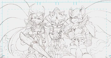 sonic black knight coloring pages