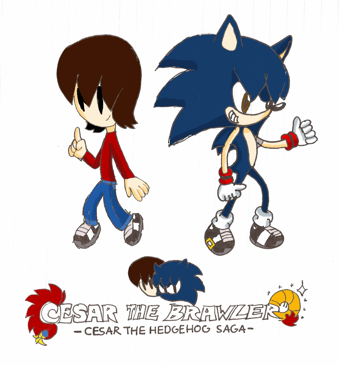 User blog:CesarTeamHYRO/Cesar The Brawler -Cesar the Hedgehog saga ...