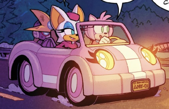 Amy Rose As A Vampire