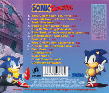 Sonic the Hedgehog (album) | Sonic Wiki Zone | Fandom