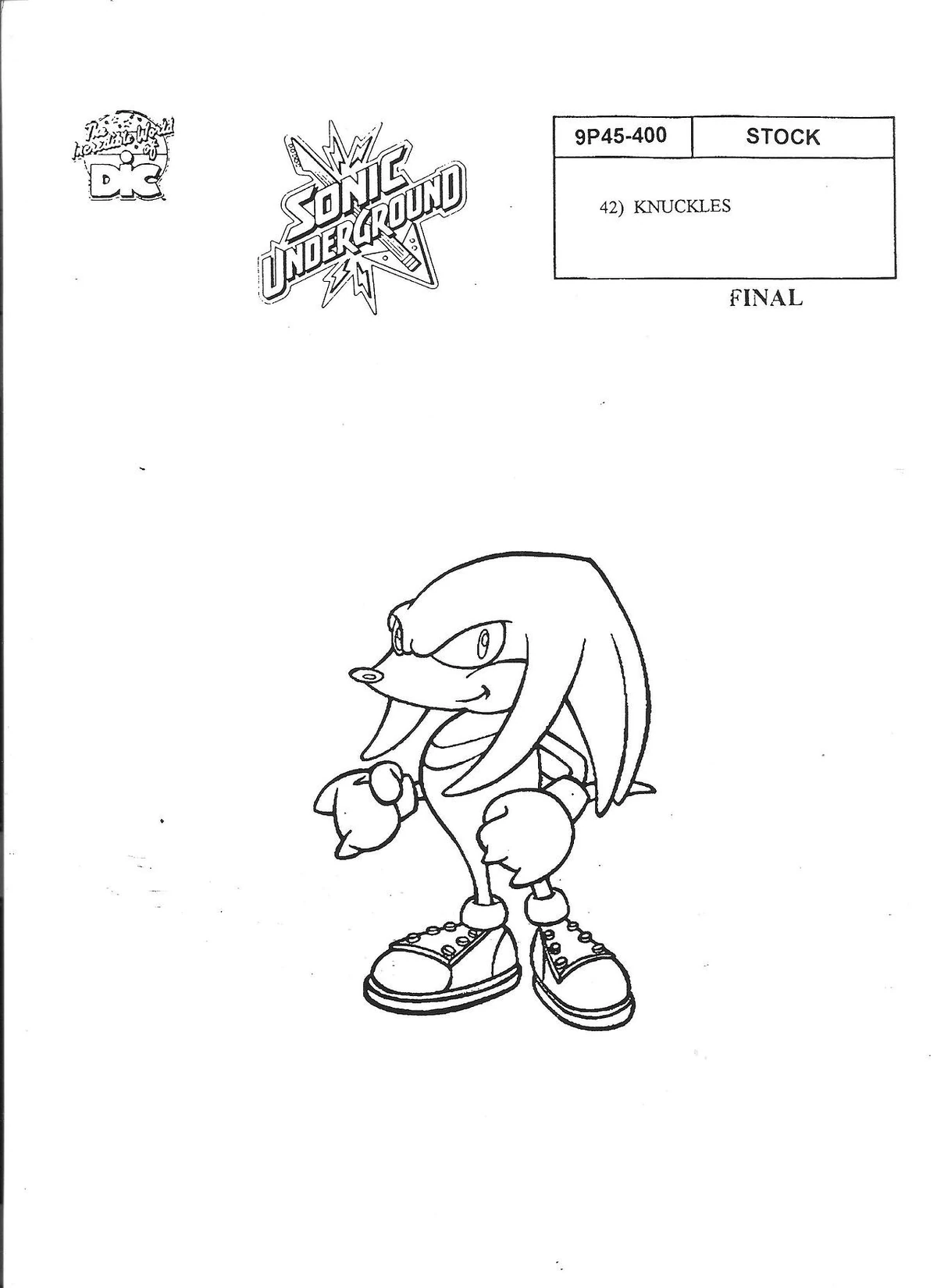 Knuckles The Echidna Sonic Underground