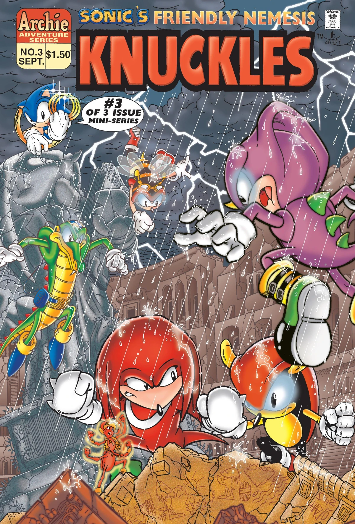 Archie Knuckles Issue 3 | Sonic Wiki Zone | Fandom