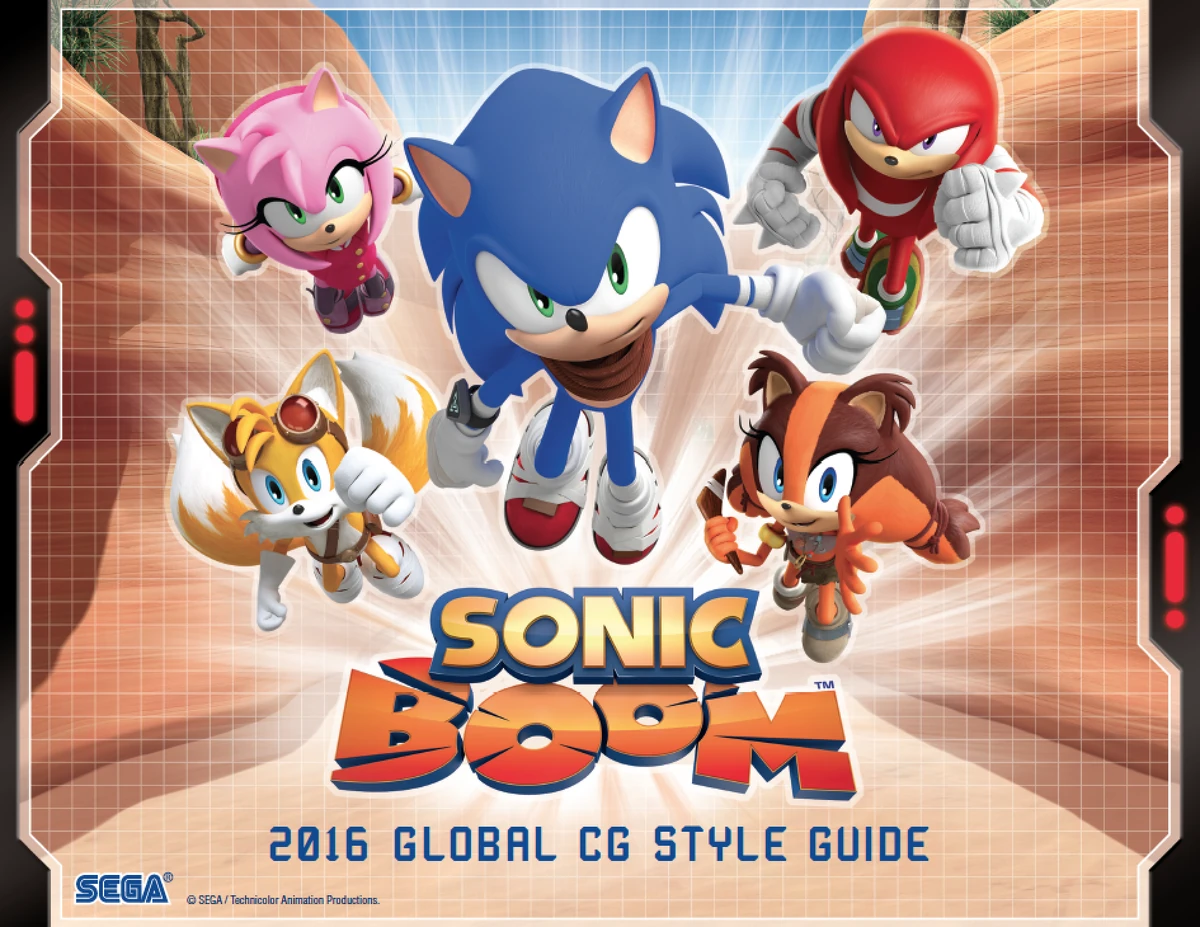Sonic Boom 2016 Global CG Style Guide | Sonic News Network | Fandom
