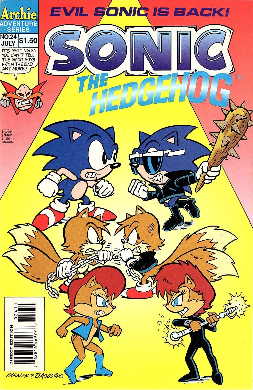 Archie Sonic the Hedgehog Issue 24 | Sonic Wiki Zone | Fandom