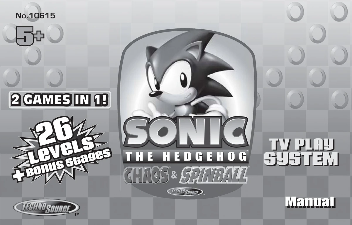 Sonic the Hedgehog (TV Play System)/Manuals | Sonic Wiki Zone | Fandom