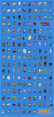User blog:Gush958/Every Sonic Character Ever POSTER | Sonic Wiki Zone | Fandom