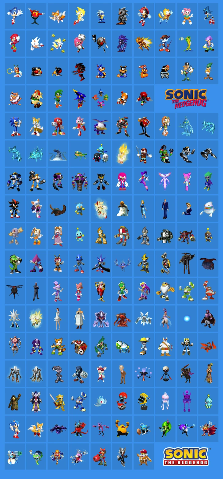 Every Sonic Character