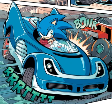 how to draw sonics car