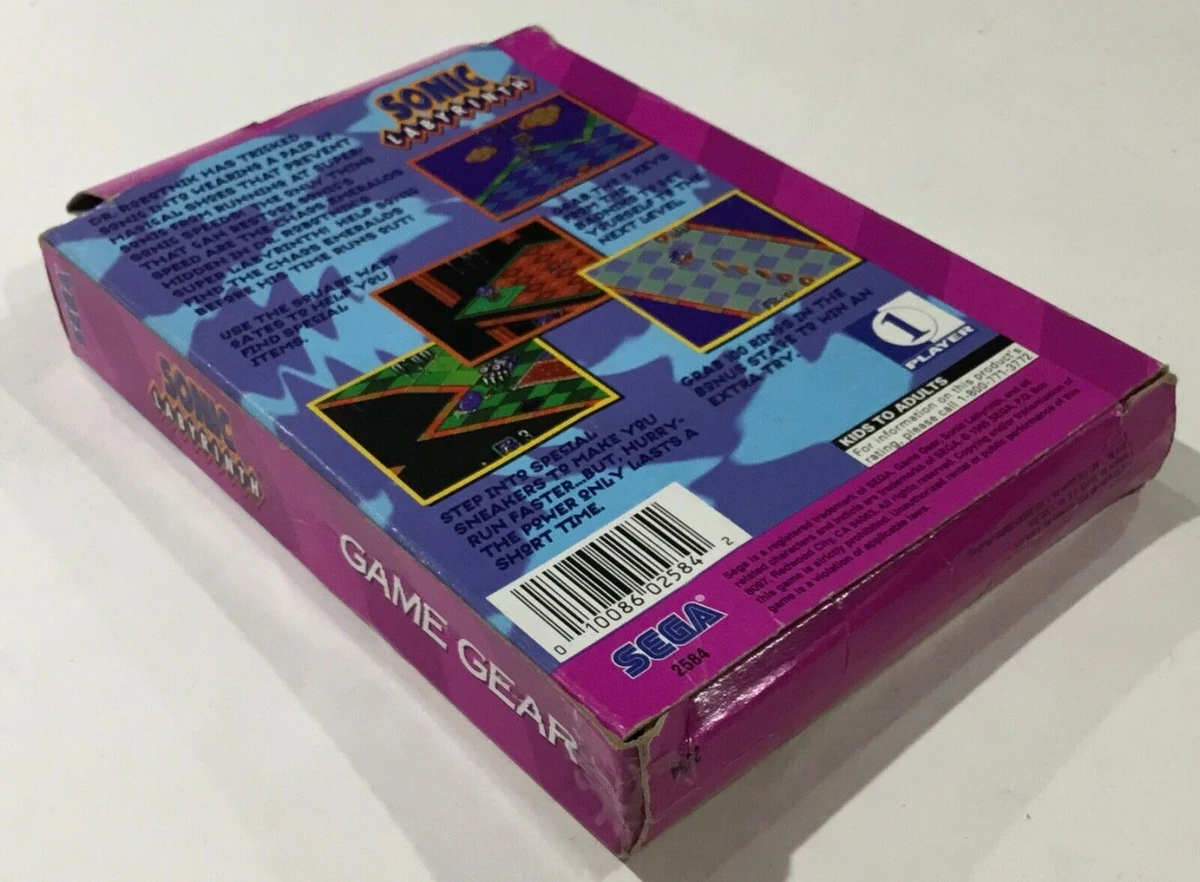 User blog:SonicFan/Sonic Labyrinth back cover | Sonic Wiki Zone | Fandom
