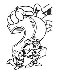 sonic the hedgehog birthday coloring pages