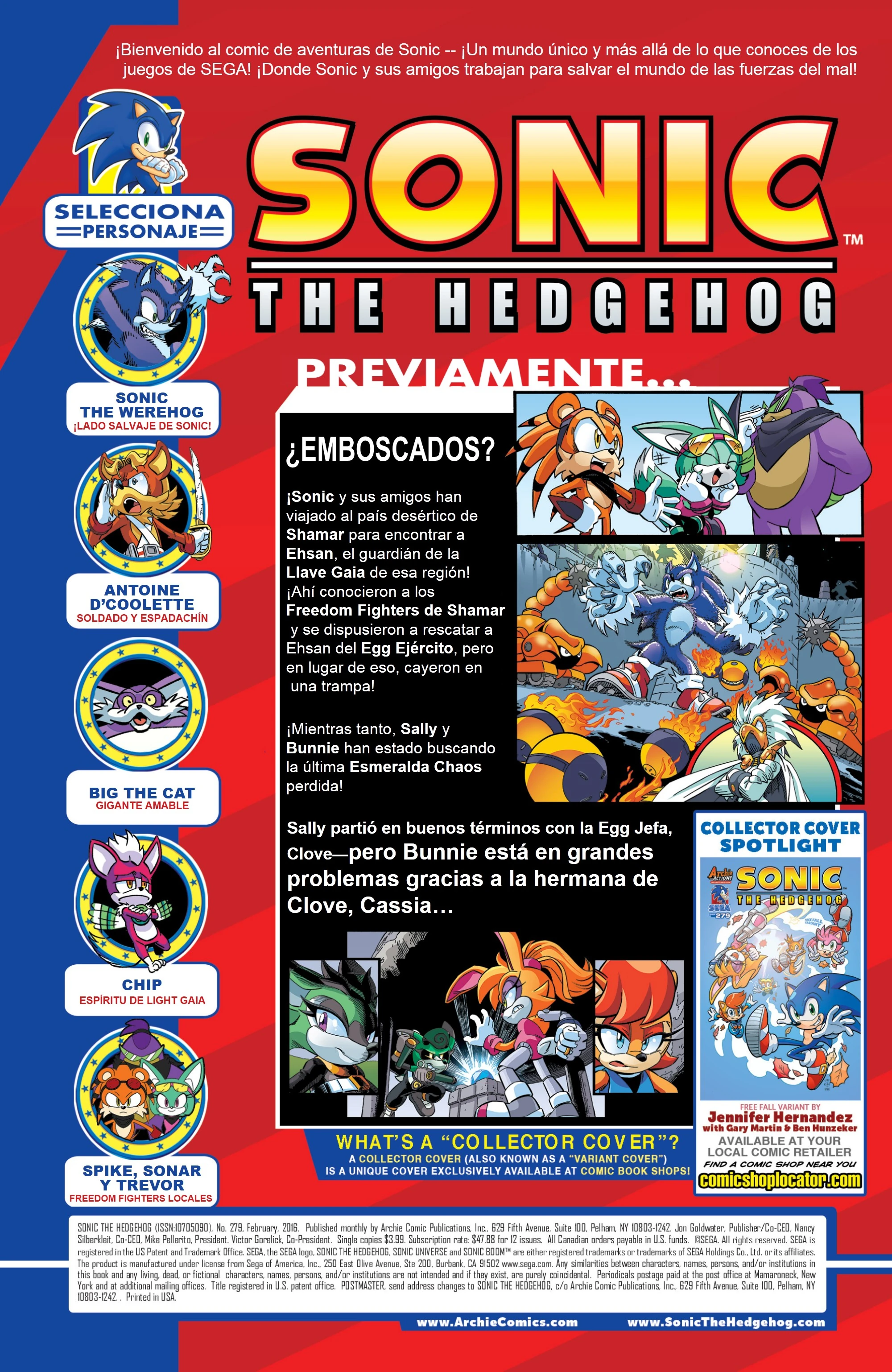 Archie Sonic the Hedgehog Issue 279 | Sonic Wiki | Fandom