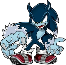 evil werewolf sonic