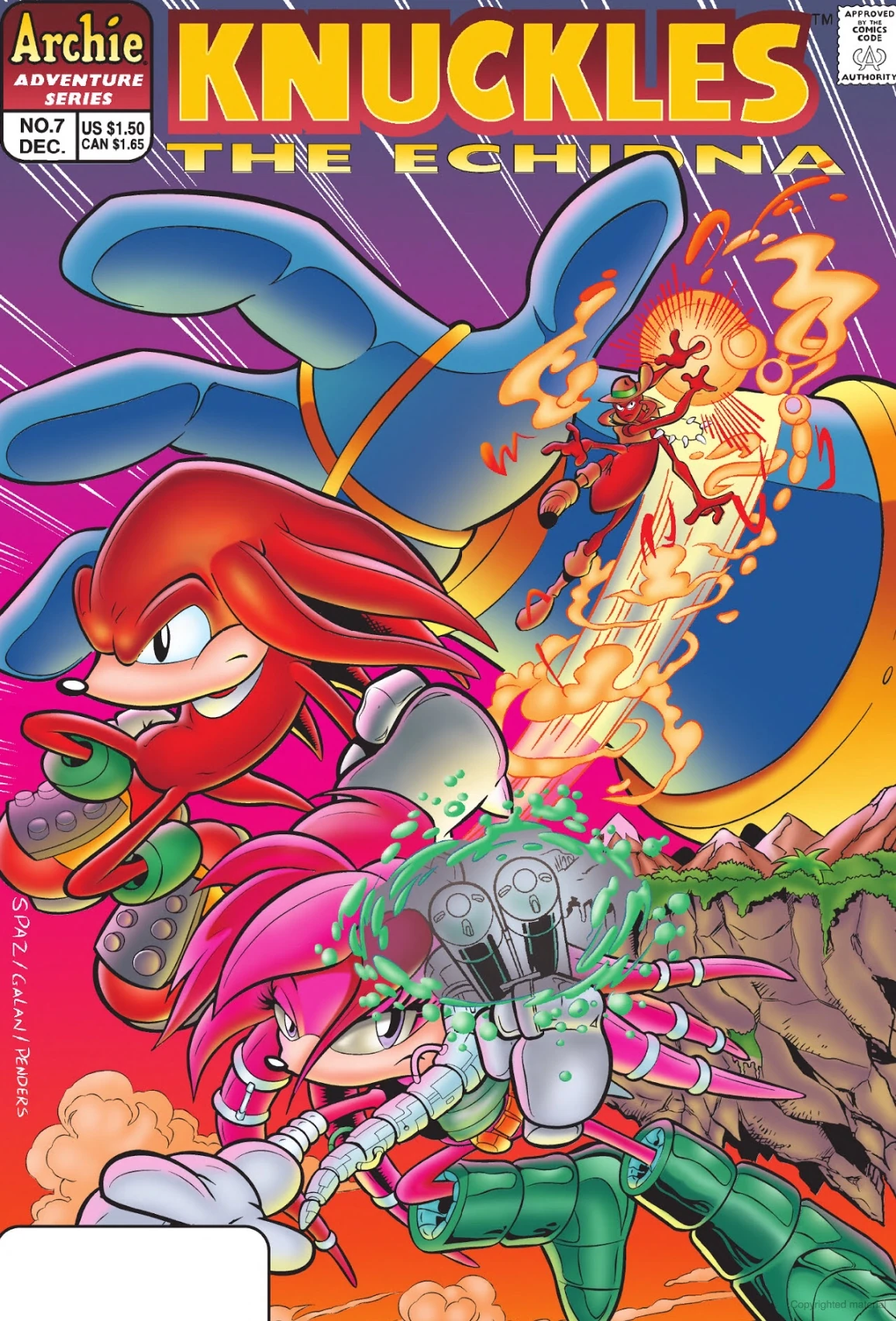 Archie Knuckles the Echidna Issue 7 | Sonic Wiki Zone | Fandom