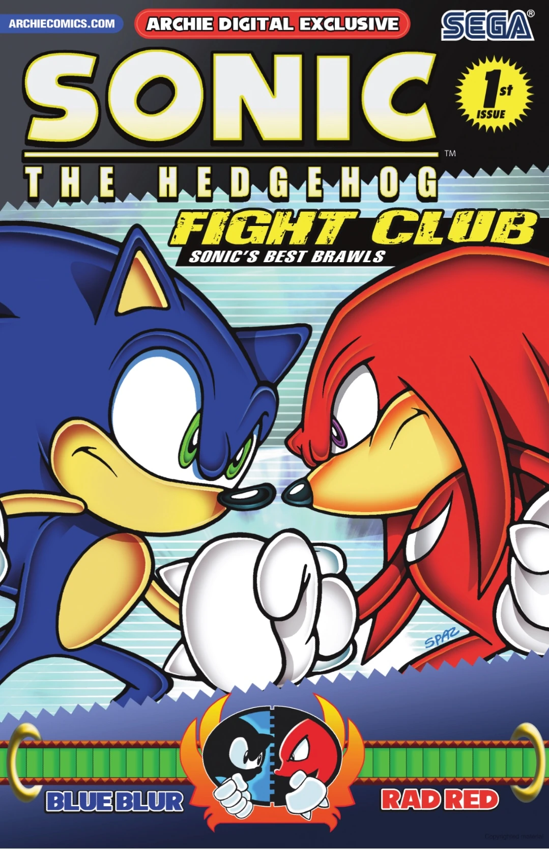 Archie Sonic Digital Exclusives: Fight Club | Sonic Wiki Zone | Fandom