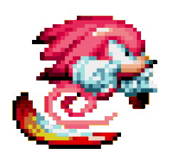 Knuckles Running Gif