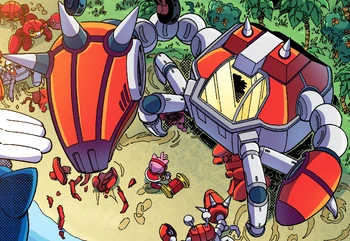 Unnamed Shellcracker mecha | Sonic Wiki Zone | Fandom