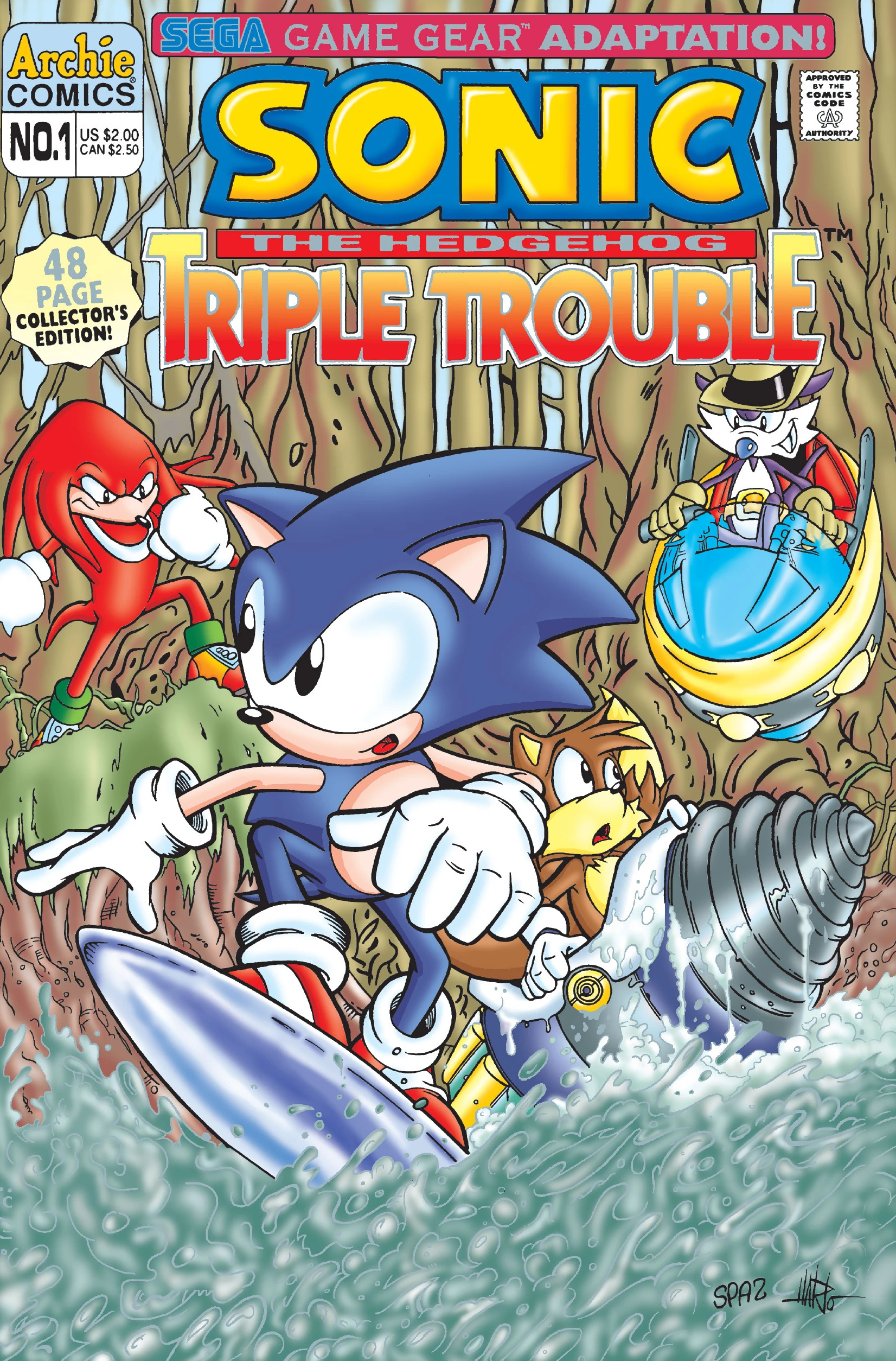 Archie Sonic the Hedgehog Triple Trouble | Sonic Wiki Zone | Fandom