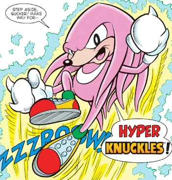 Hyper Knuckles (Archie) | Sonic Wiki Zone | Fandom