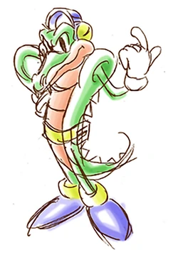 Classic Vector The Crocodile Sprites