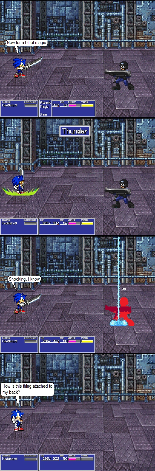 User blog:Shadow-Flare/Sonic FF7 cossover 3 | Sonic Wiki Zone | Fandom