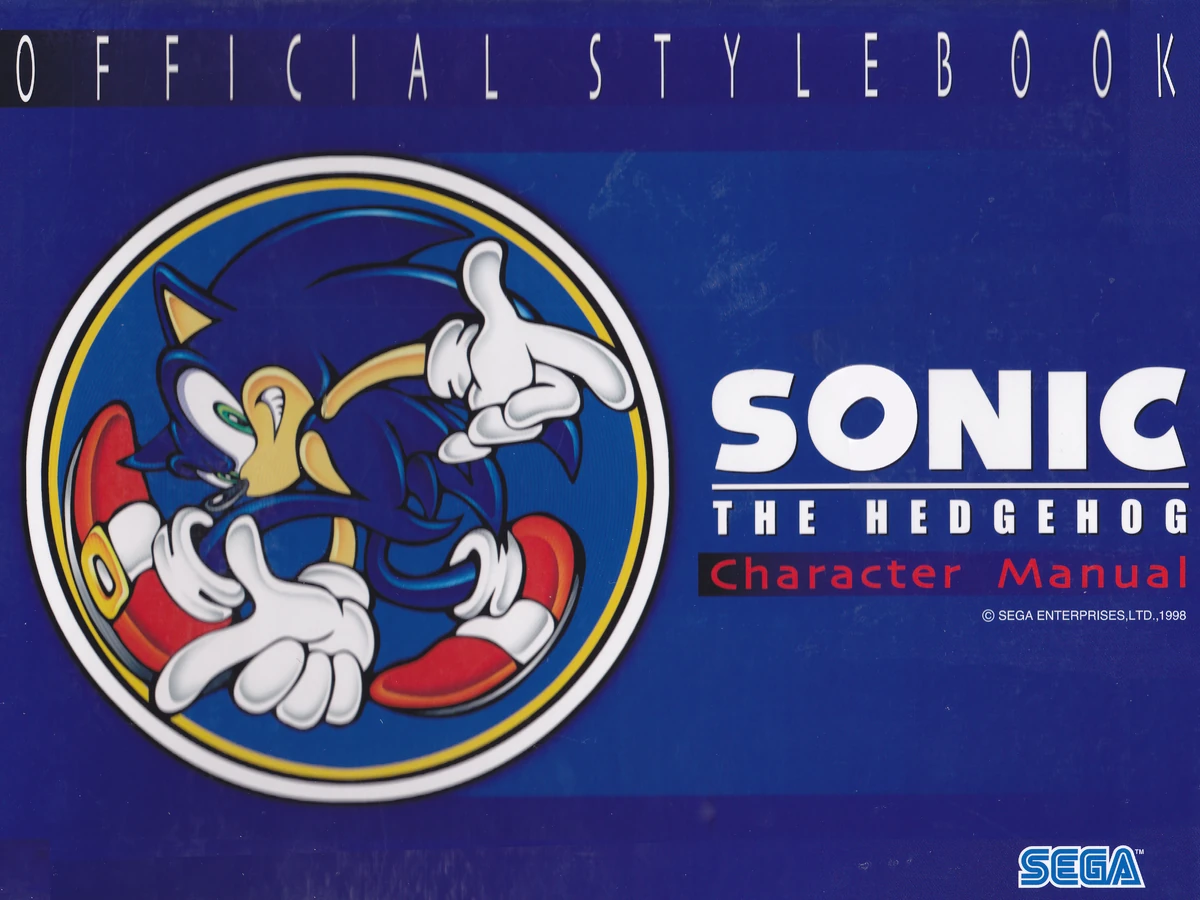 Sonic the Hedgehog Official Stylebook Character Manual | Sonic Wiki ...