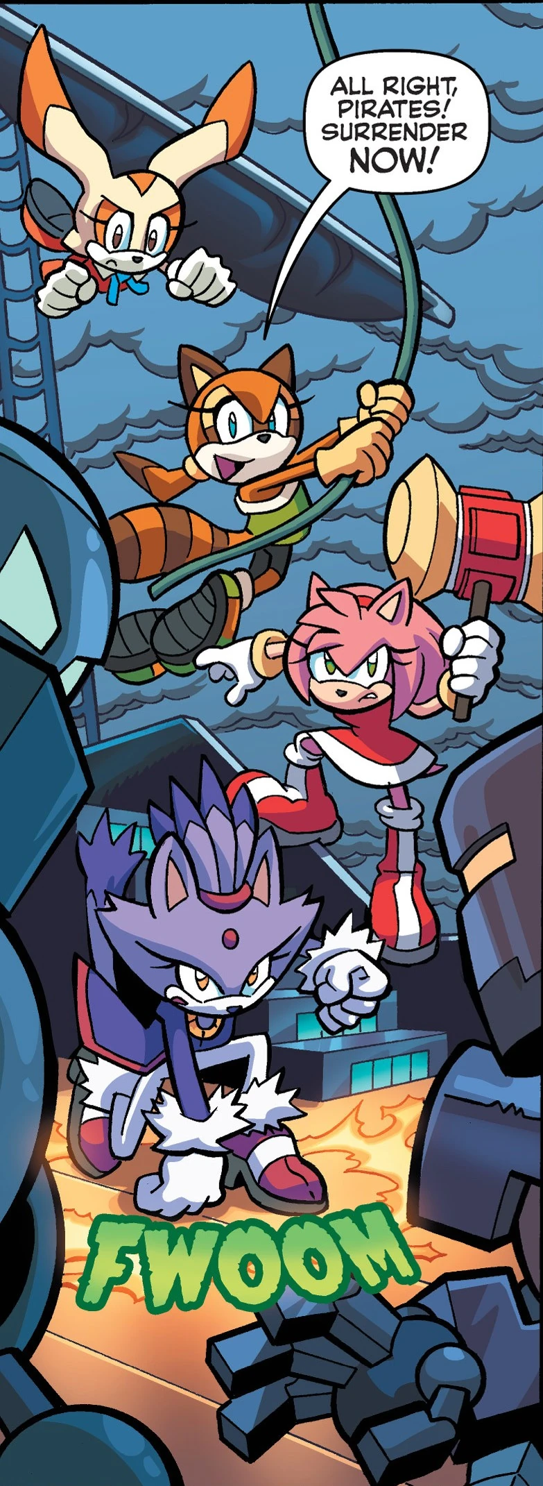 Blaze The Cat And Silver The Hedgehog Comic