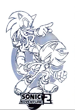 how to draw sonic adventure 2