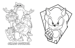 sonic and chao coloring pages