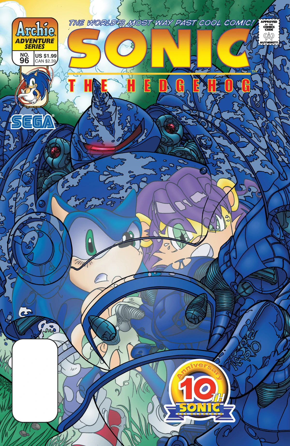 Archie Sonic the Hedgehog Issue 96 | Sonic Wiki Zone | Fandom
