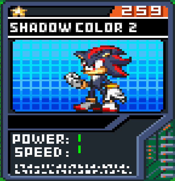 Shadow Color 2 | Sonic Wiki | Fandom
