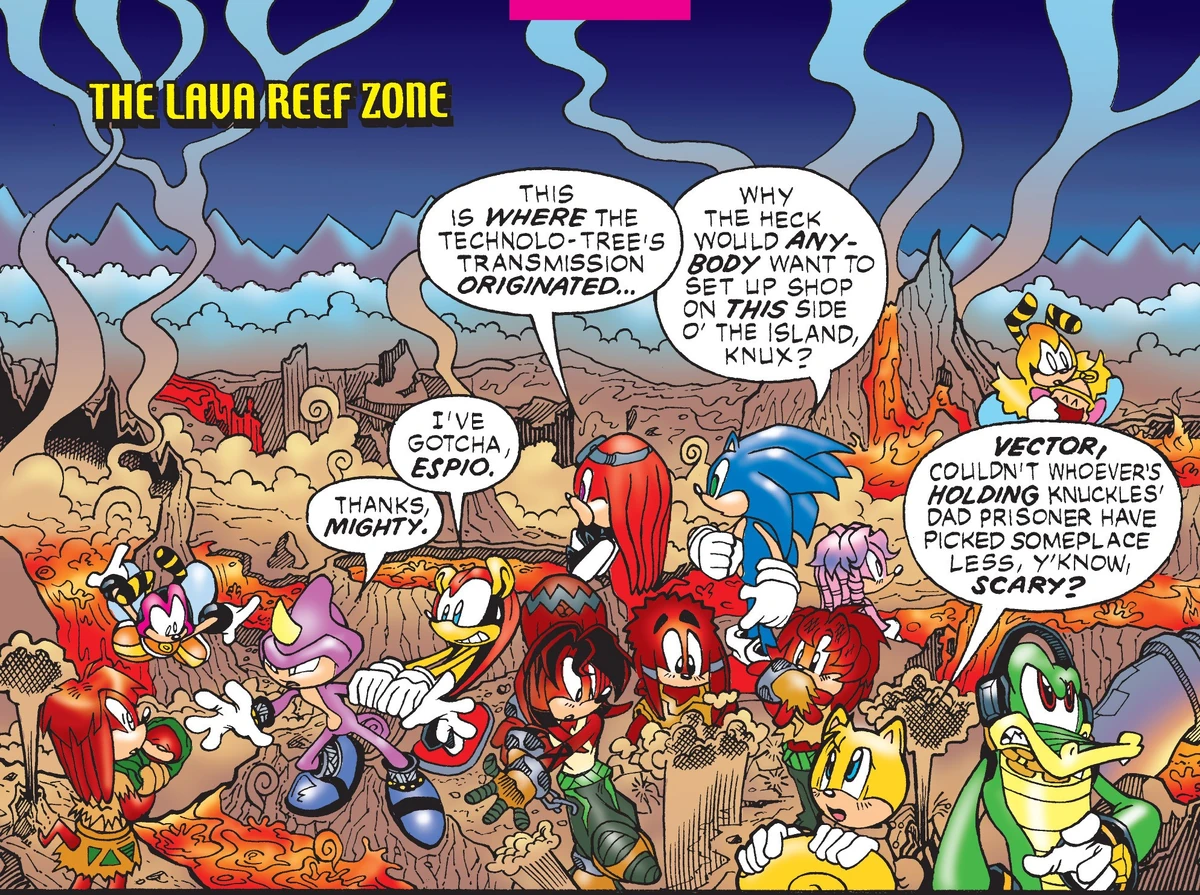 Lava Reef (Archie) | Sonic Wiki Zone | Fandom