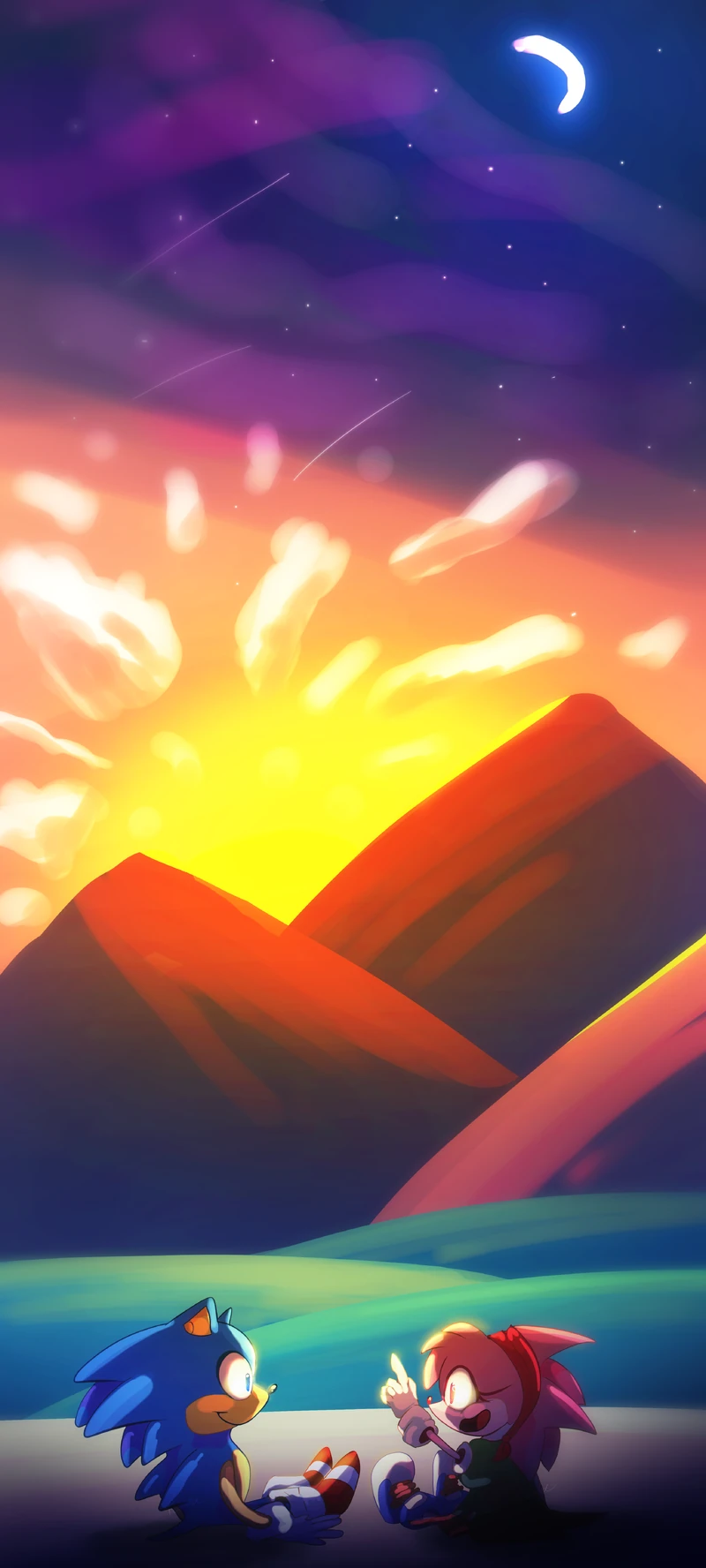 User blog:Prema Melody/starry sunset | Sonic Wiki Zone | Fandom