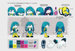 Sonic Character Model Sheet