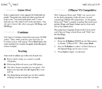 Sonic the Hedgehog 2/Manuals | Sonic Wiki Zone | Fandom