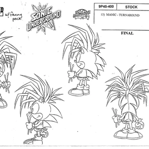 manic the hedgehog coloring pages