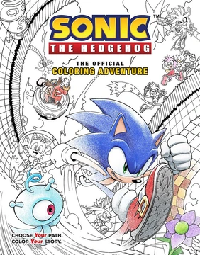 sonic coloring pages colored