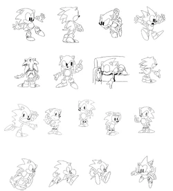 Original Sonic Concept Art
