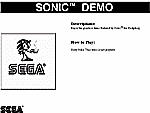Sonic Demo | Sonic Wiki Zone | Fandom