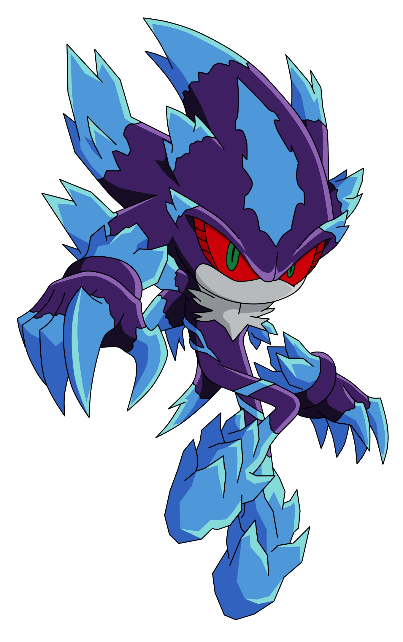 Mephiles The Dark Sonic Form