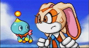 Cream The Rabbit And Cheese Sonic X