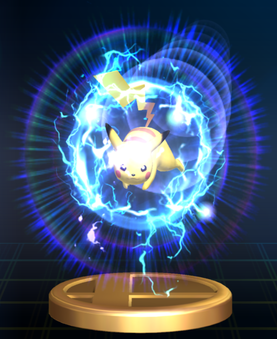 Pikachu Ssbb Blue