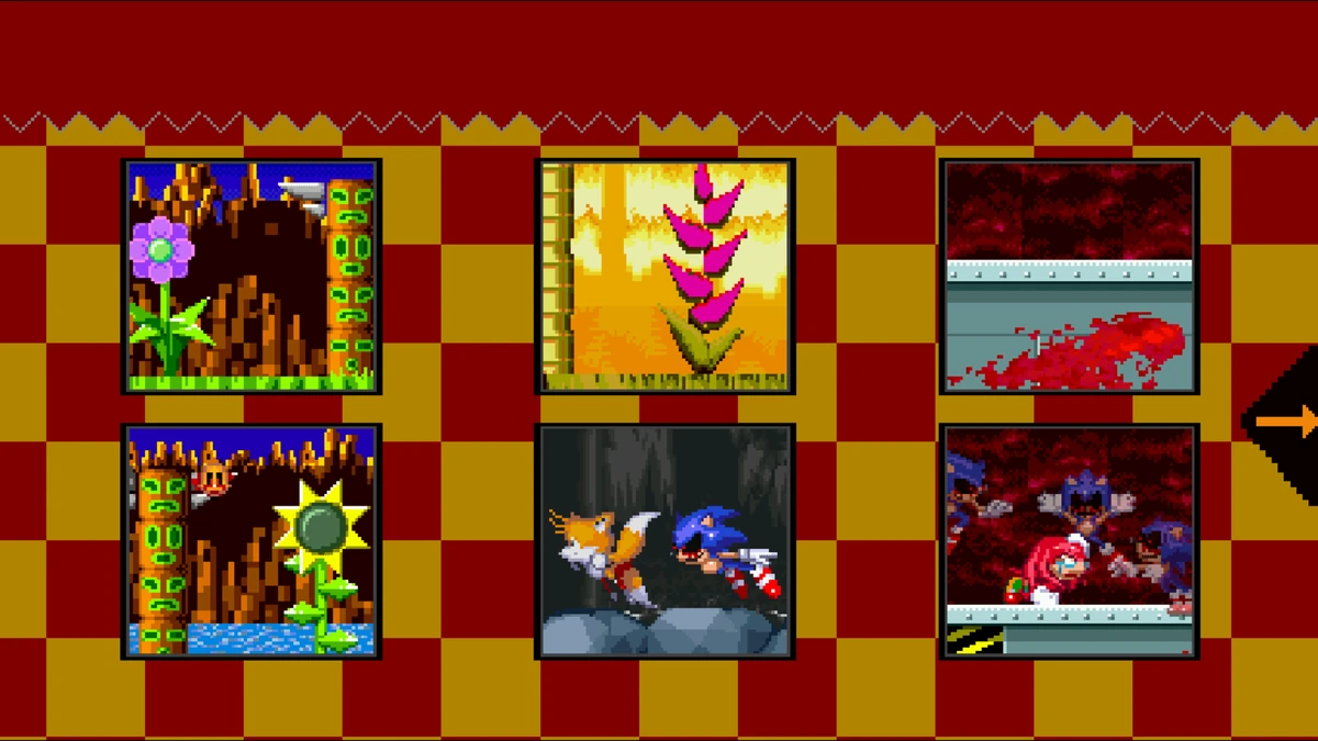 Level Select | Sonic.exe Spirits Of Hell Wiki | Fandom